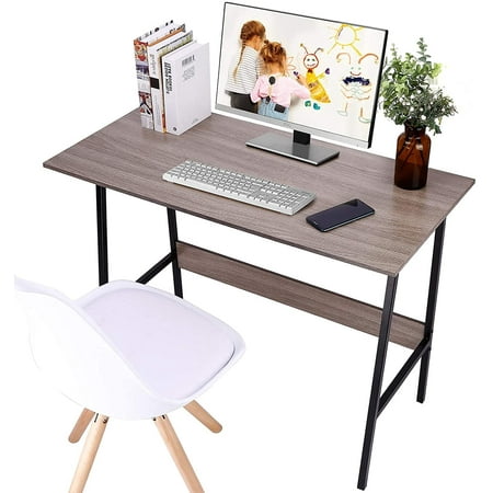 Computer Student Desk, Easy Assembly, Laptop Study Table 39" Home ...