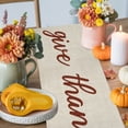 Autumn Thanksgiving Turkey Retro Linen Table Runner 13x72in Non-Slip ...