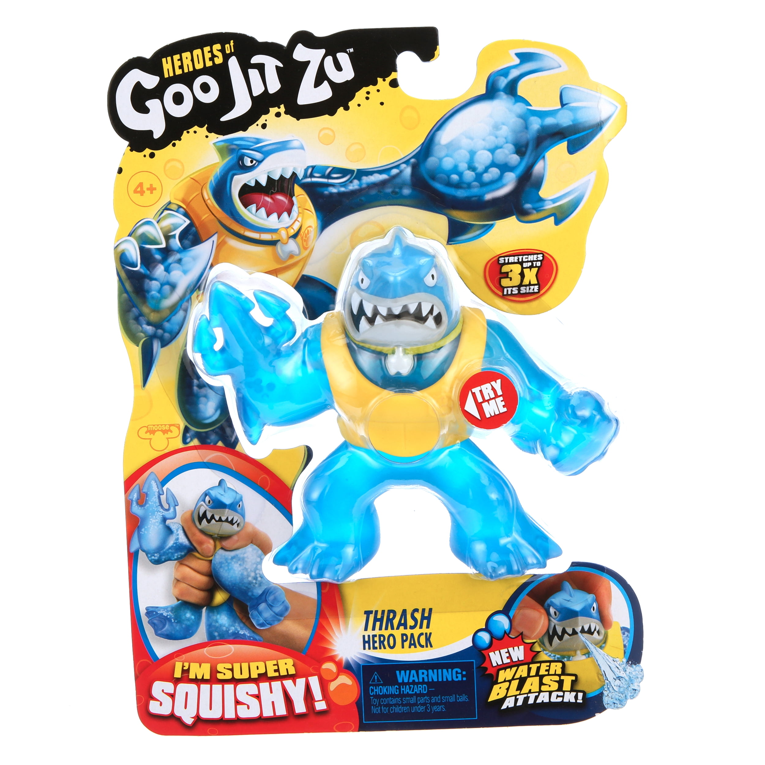 Buy Heroes of Goo Jit Zu Water Blast 1-Pack Action Figure, Thrash the ...