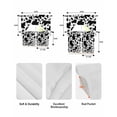 Cow Print Swag Curtains for Living Room/Bedroom Windows, Modern Black ...