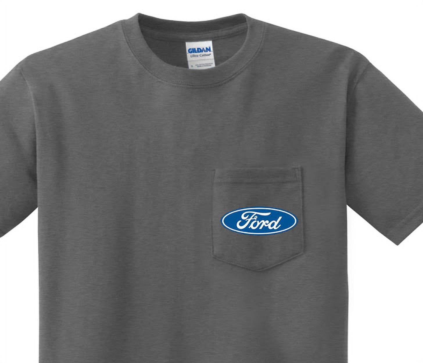 Ford Logo T-shirt Men's Pocket Tee - Walmart.com