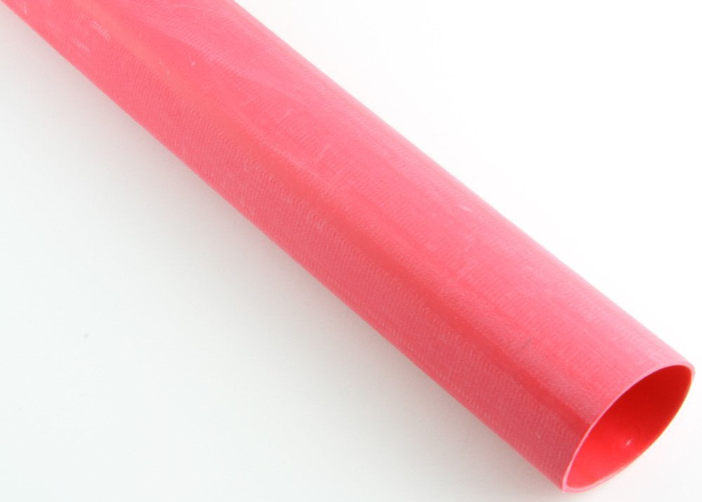 1 1/2" Dia. Red Heavy Duty Adhesive-Lined Shrink Tubing - (4 ft. piece ...