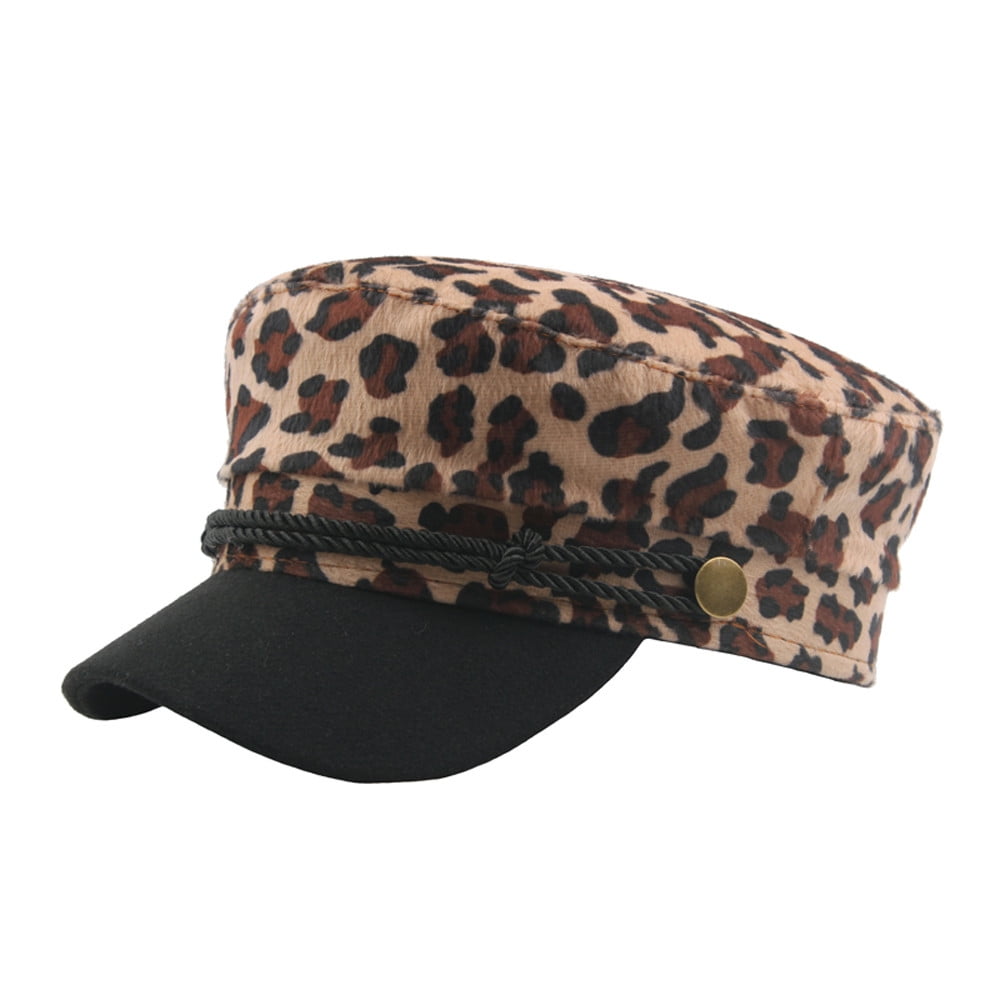 Click here for Glocharm Marketplace Womens Leopard Print Beret Ha... prices