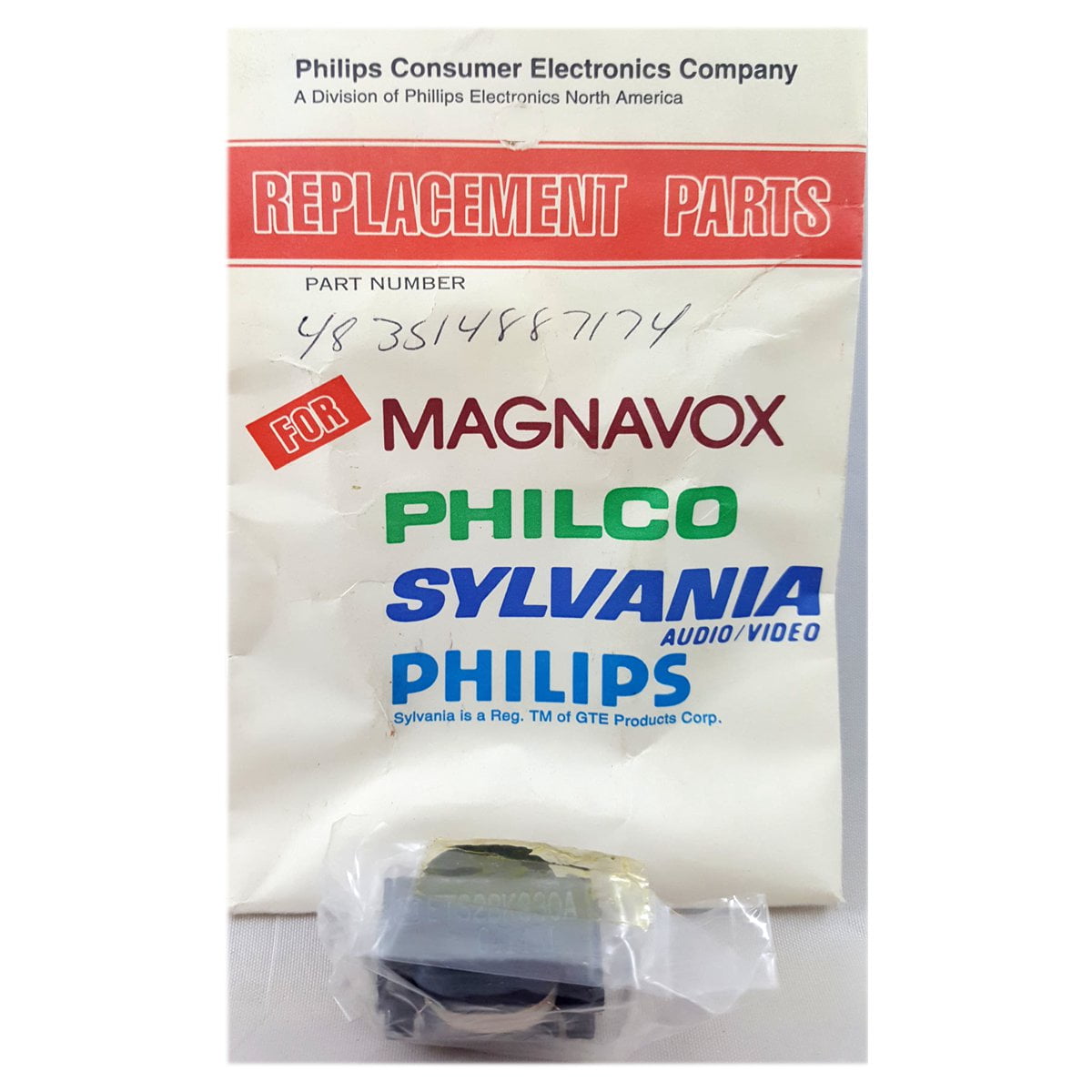 Philips Magnavox VCR Replacement Transformer Part No. 483514887174 ...