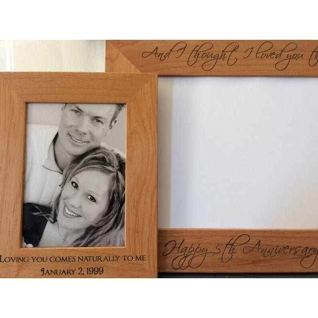 Personalized Solid Wood Frame, Engraved Frame, Custom Frame, Photo ...