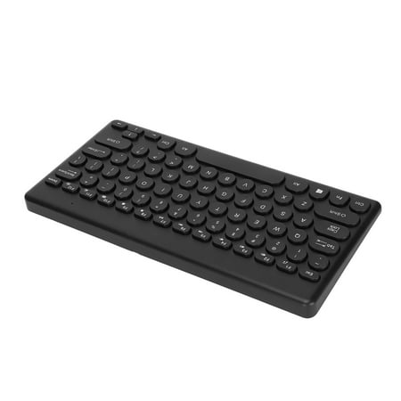 Wireless Keyboard, Portable Slim Plug And Play Round Keycaps 2.4G 78 ...