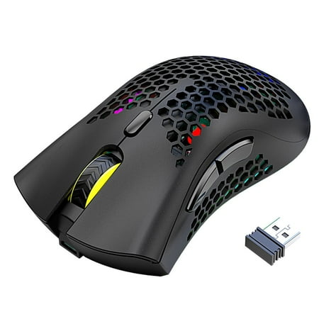 HOT SALE! Liberty Wolf X3 Lightweight Wireless Gaming Mouse Gaming RGB ...