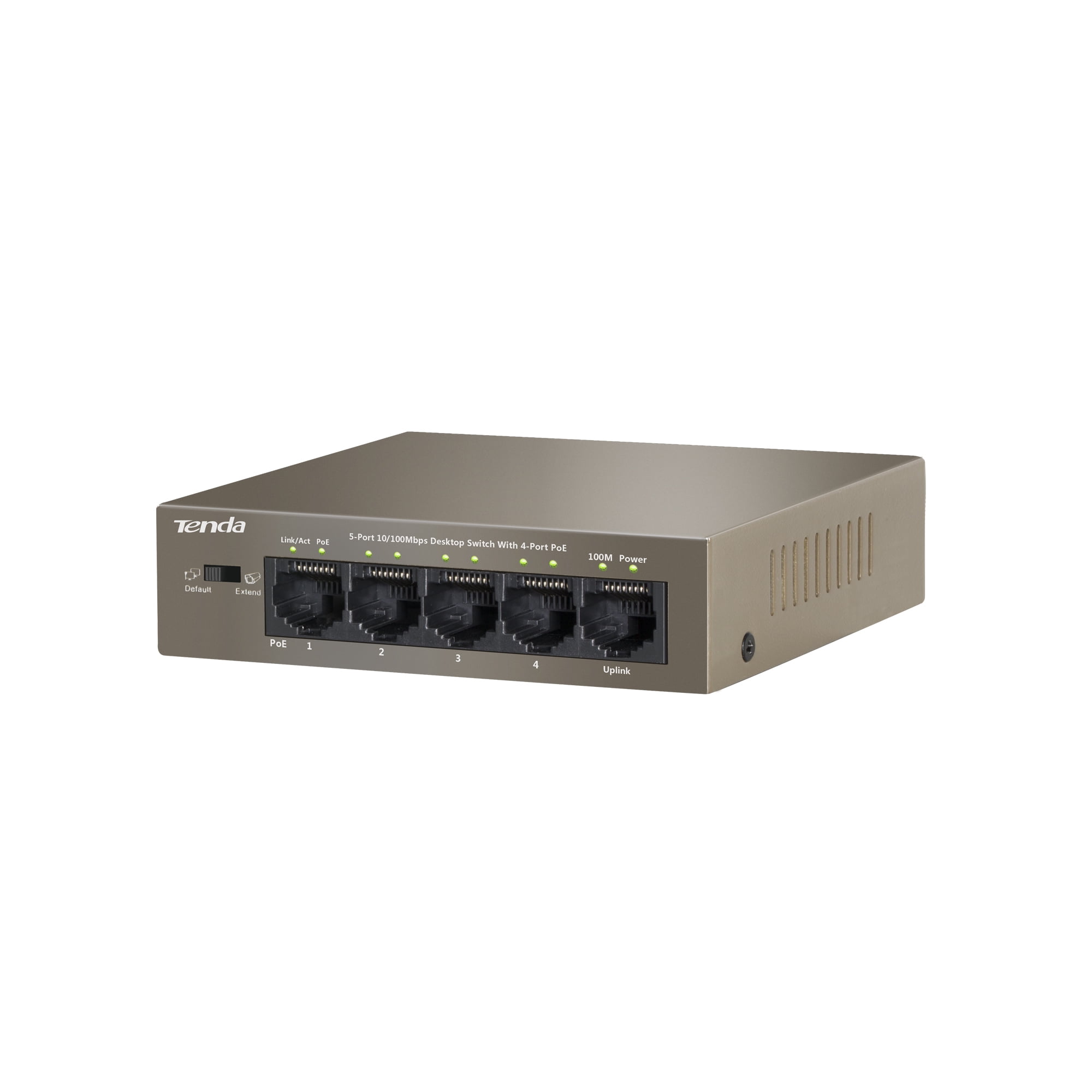 Tenda Switch TEF1105P 5Port 10/100Mbps Desktop Switch with 4Port PoE ...
