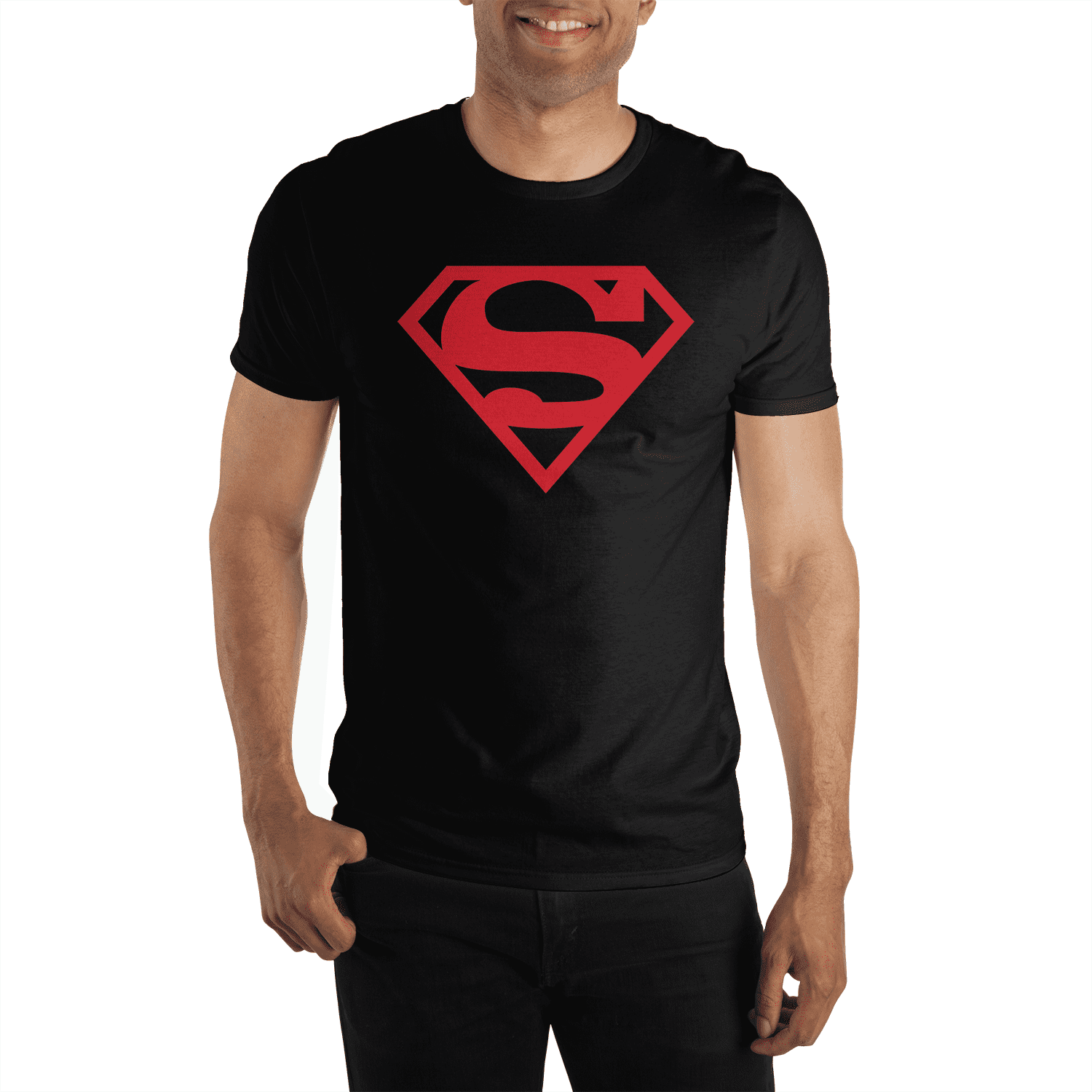 Click here for Bioworld Superman Superboy Logo Black T-Shirt prices