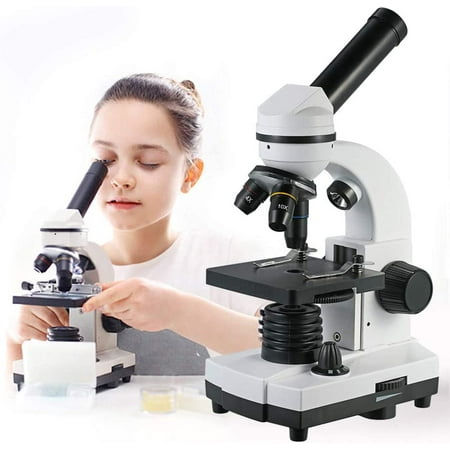 Compound Student Monocular Microscope, Microscope Science Kit with 40X ...