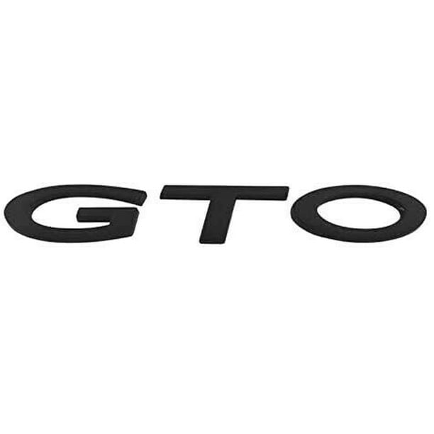 Reproduction Black "GTO" Front Grille Emblem Badge 2004-2006 Pontiac ...