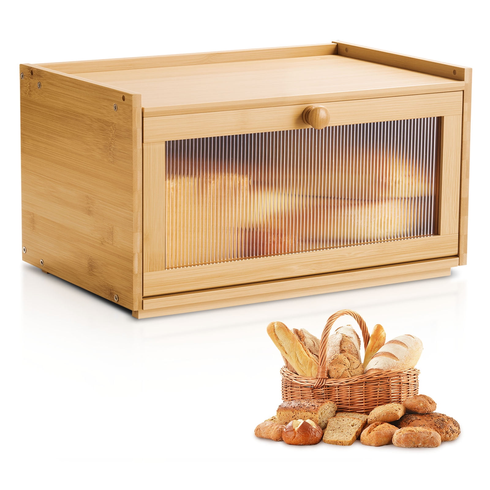 Click here for Vevor Bread Box For Kitchen Counter Large Capacity... prices