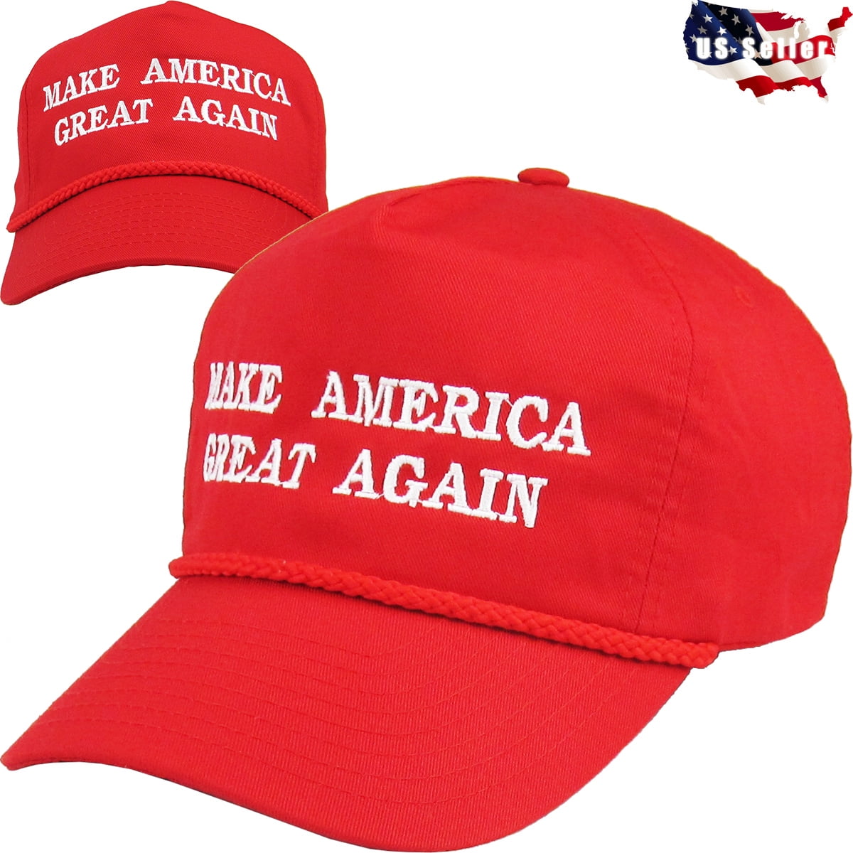 Make America Great Again - Donald Trump 2016 Red Cap Hat Snapback ...