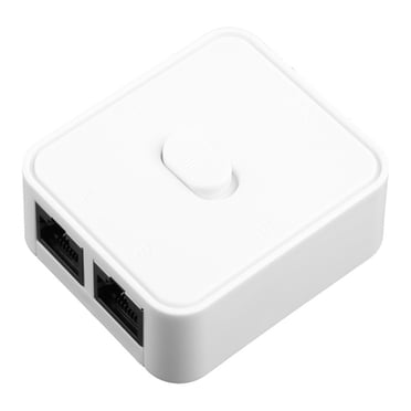 Kentek RJ45 2 Way Manual Data Switch Box Push Button Style Network I/O ...