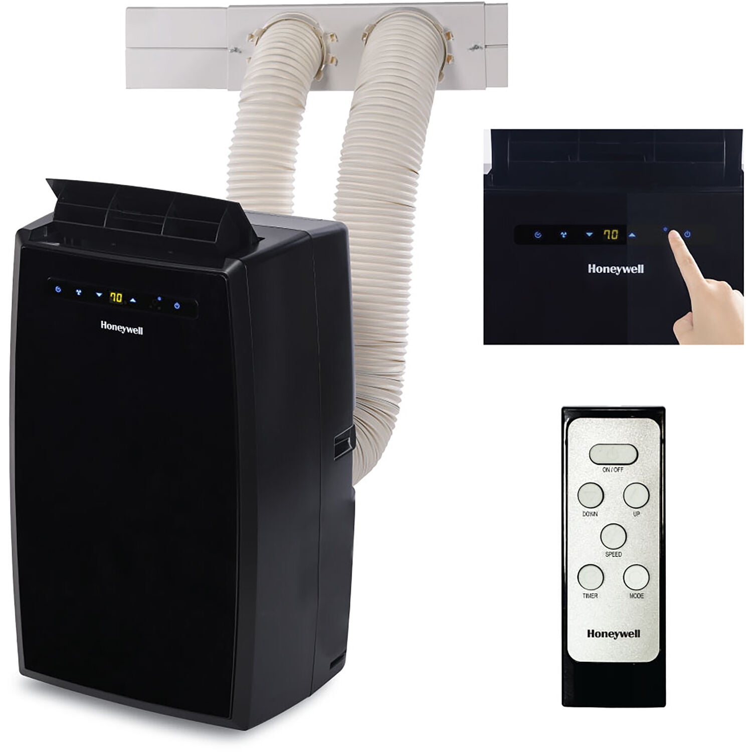 Honeywell 14 000 Btu 8500 Btu Doe Dual Hose Portable Air Conditioner