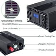 Solar Panel Power Inverter 1000W Pure Sine Wave Inverter 12V/24V/36V ...