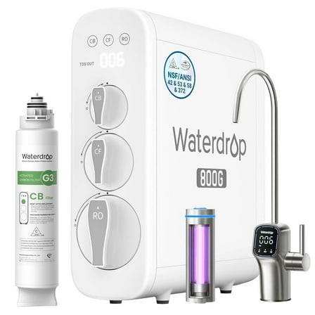 Free Shipping! Frizzlife RO Water Filter System, 800 GPD Kitchen Under ...