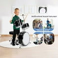 Vebreda 3-Piece Kids Junior Beginner Drum Set with Tom Snare Bass Drum ...