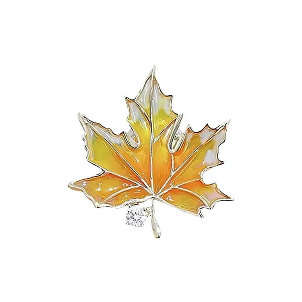 Maple Leaf Brooch