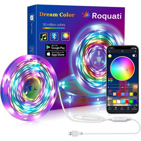 【Chasing Effect】 TV Backlight RGBIC Dream Color USB Powered TV Lights ...