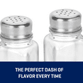 Anchor Hocking Classic Glass Salt & Pepper Shakers, 2 Piece Set, Spice ...