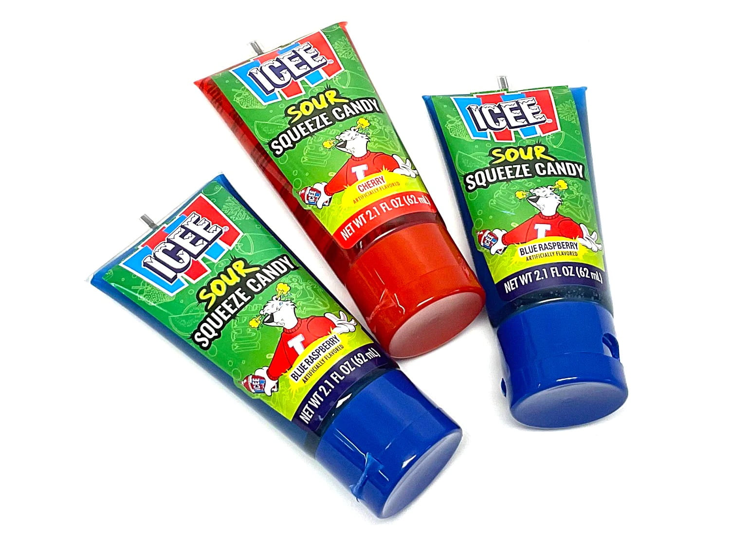 ICEE Sour Squeeze Candy Tube, 2.1 Ounce - 3 Packs - Walmart.com