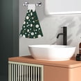 2pcs Hanging Coral Velvet Hand Towel Is Light Breathable And Absorptive ...