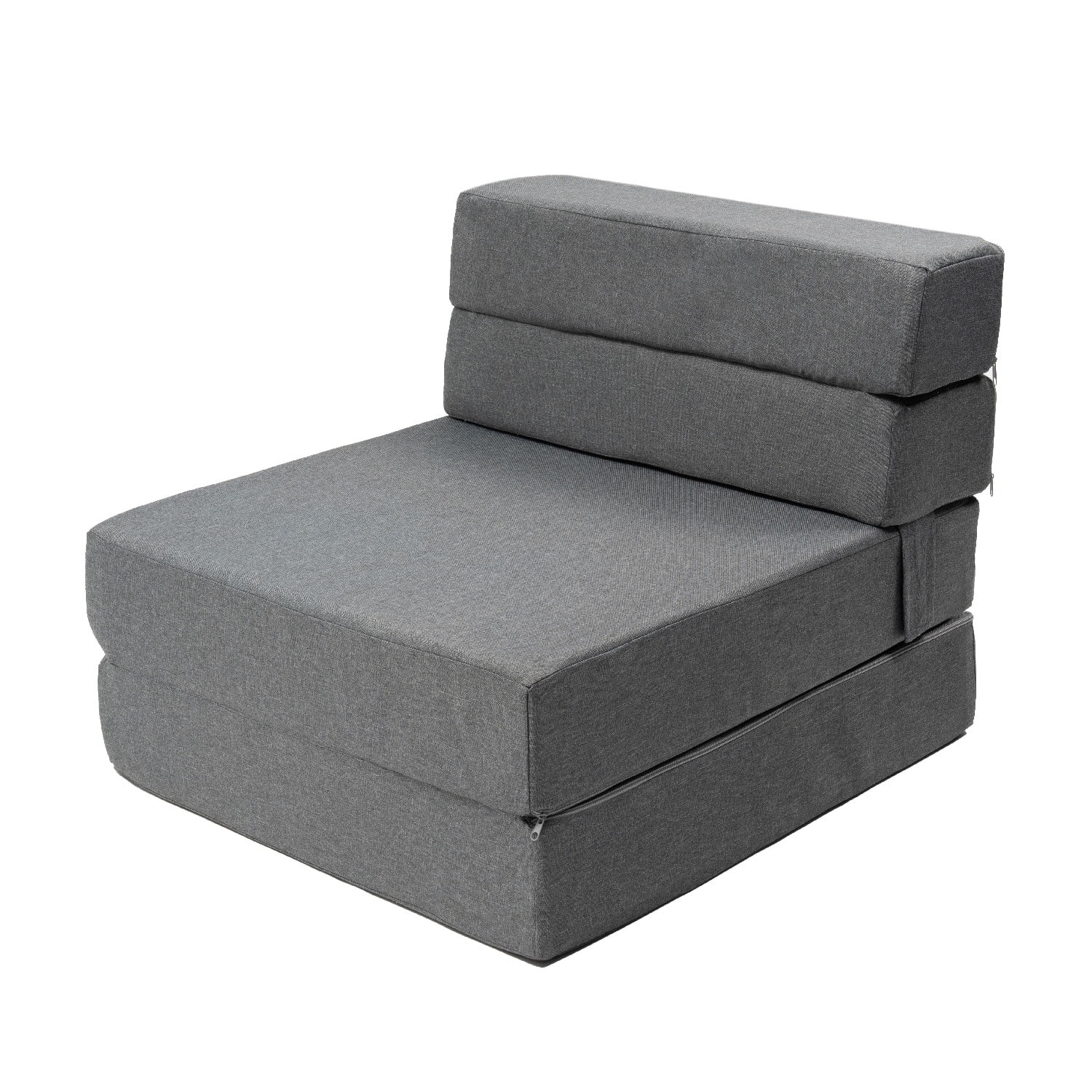 Sofá Cama Plegable - Individual - Gris MEMORY FOAM HOME SOFA CAMA COZY | Bodega Aurrera en línea