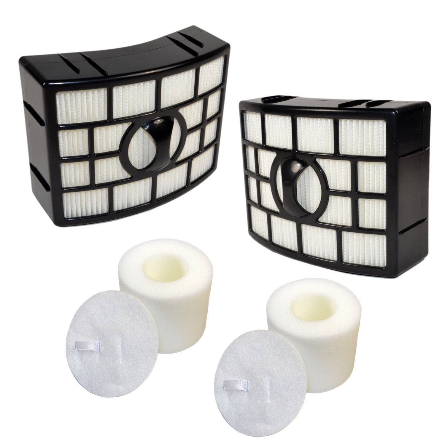 HQRP 2-pack Filter Kit for Shark Rotator NV650 series NV650W NV651 ...
