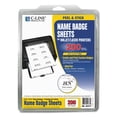 C-Line Laser Printer Name Badges, 3 3/8 x 2 1/3, White, 200/Box ...