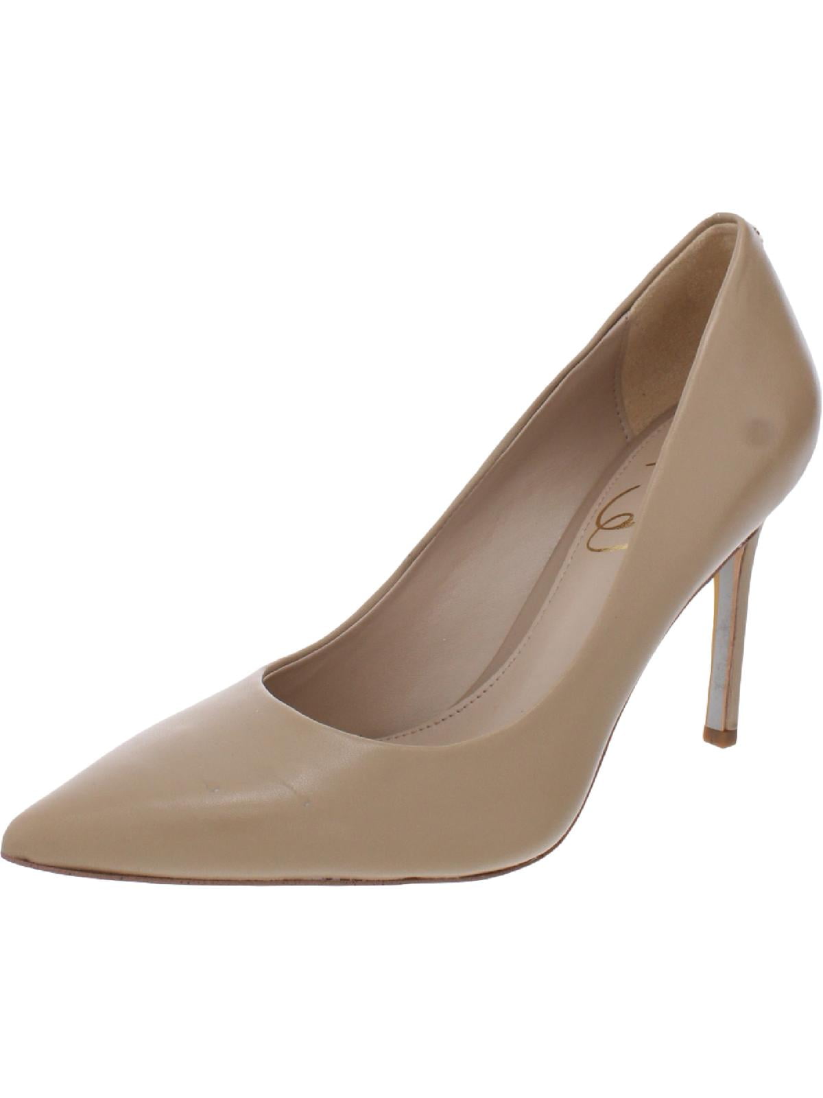 Sam Edelman Womens Hazel Leather Pointed Toe Pumps - Walmart.com