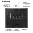 "Sharp Atomic Clock with Indoor Temperature, Large 3"" Display, Desk ...