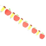 1 Set of Apples and Pencil Back to School Banner Apples Pencil Garland ...