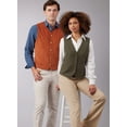 McCall's Sewing Pattern 8442 - Misses' and Men's Lined Vests, Size: A ...