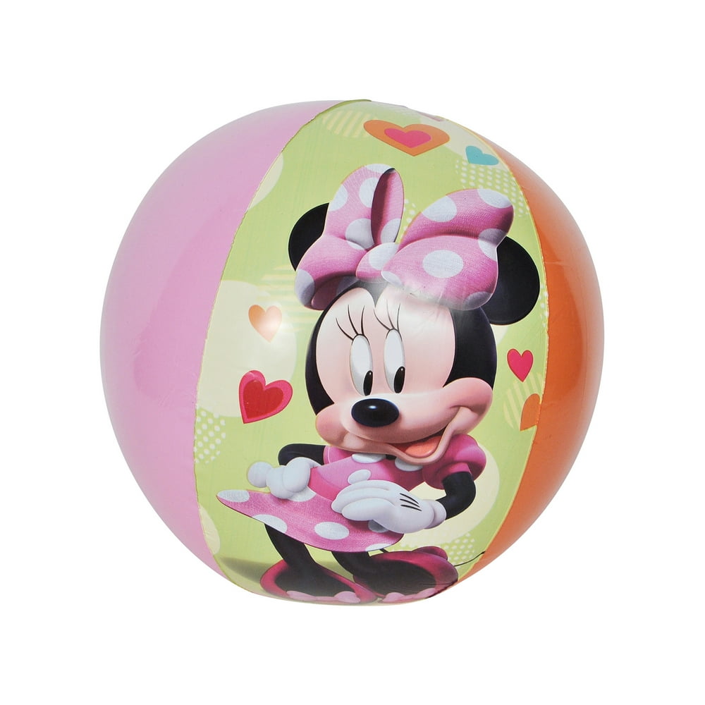 Minnie Mouse Girls Inflatable Beach Ball 13.5" - Walmart.com - Walmart.com