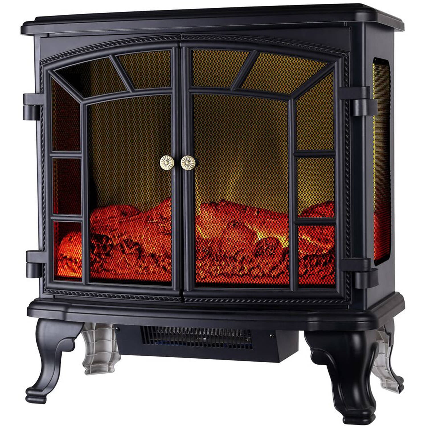 Global Air Large Stoveￂﾠ Heater , Black - Walmart.com
