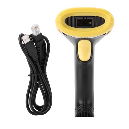 Wired Handheld 1D 2D Barcode Reader Scanning Gun Scanner USB Bar QR ...