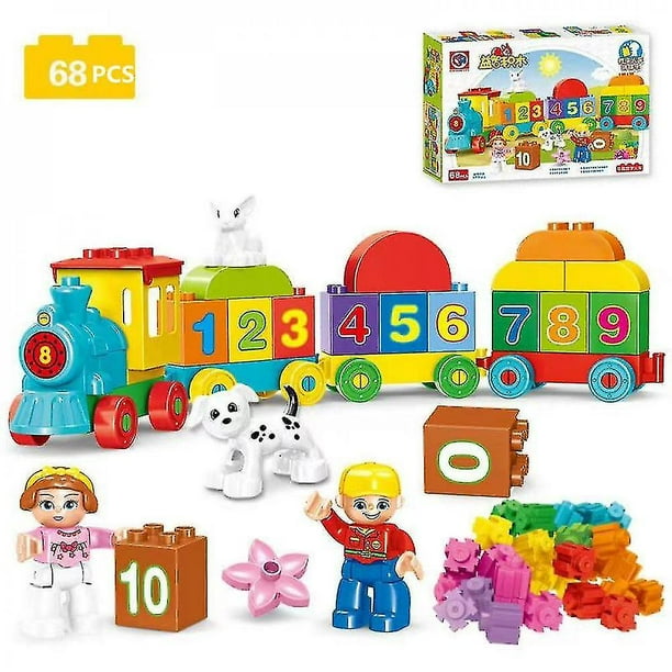 Train Big Blocks: Learning And Counting Train Set Building Kit And ...