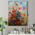 Colorful Cosmos Flowers Oil Painting Canvas Art，Suitable for Living ...