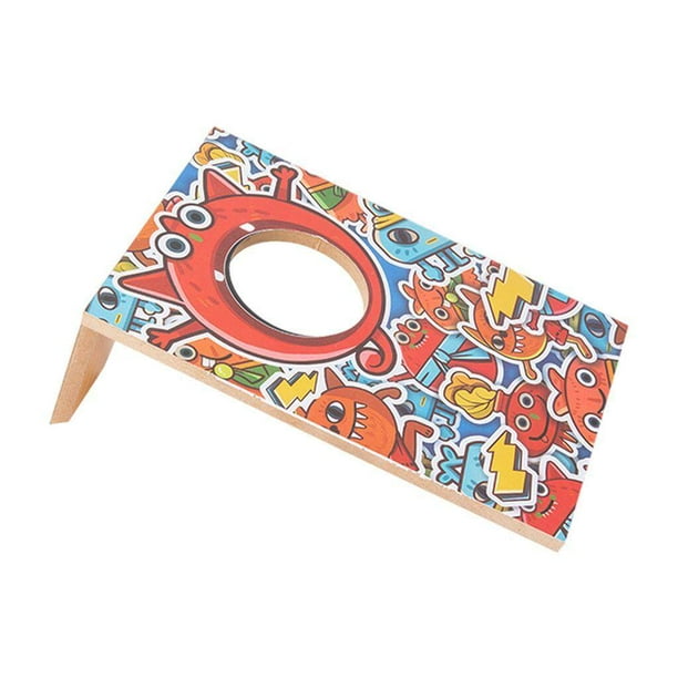 Sandbag Throw Game Corn Hole Board Props Toss Wood Outdoor for Kids ...