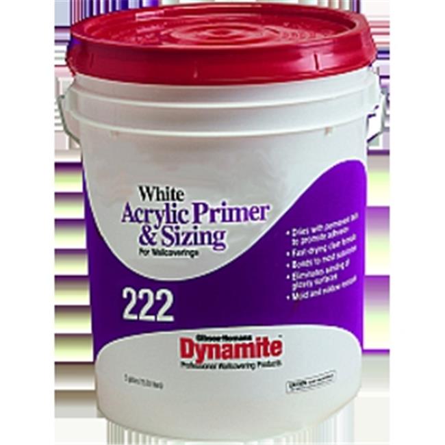 Gardner Gibson 3-30-7222 5 Gallon White Dynamite 222 Acrylic Primer And ...