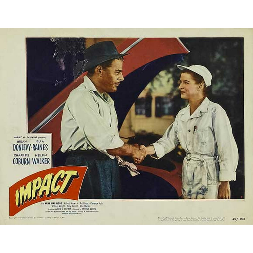 Impact - movie POSTER (Style D) (11" x 14") (1949) - Walmart.com ...
