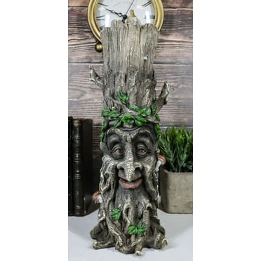 Dendritic Greenman Tree Man Ent Backflow Incense Burner With LED Light ...