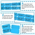4000Pair/8000 Sheets Raffle Tickets, Double Roll, Ticket for Events ...