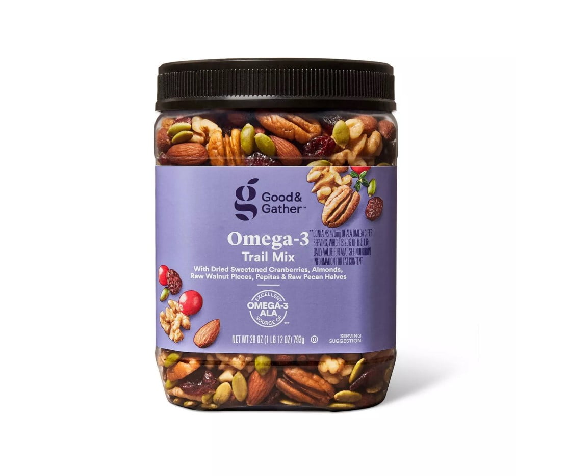 Omega 3 Trail Mix - 28 oz - Kosher (1 Pack of 28 oz) - Walmart.com