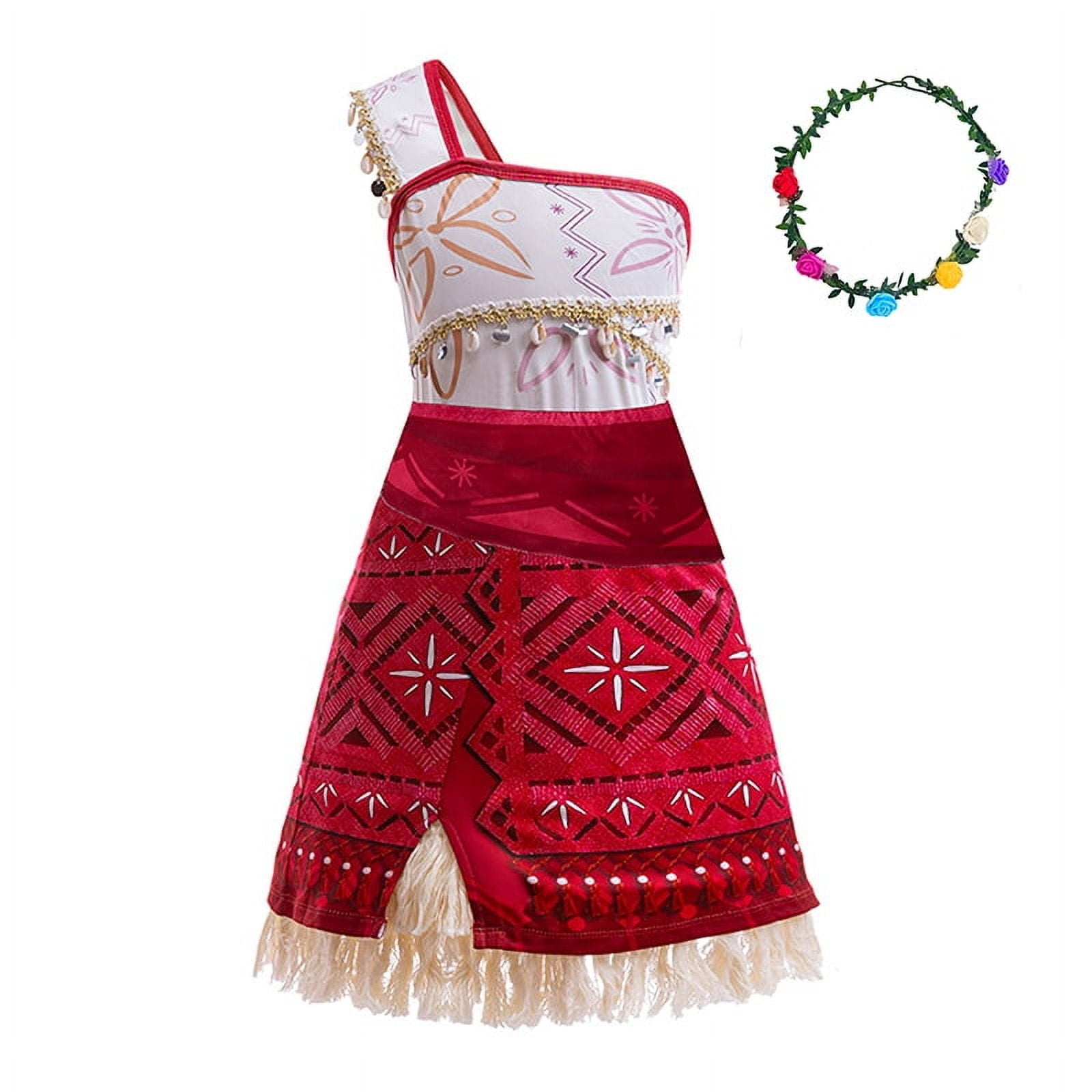 Vestido de la película Disney Moana 2 de 2024 para niña, vestido de ...