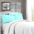 600 Thread Count Egyptian Cotton 2-Piece Pillow Sham Set with Flanged ...