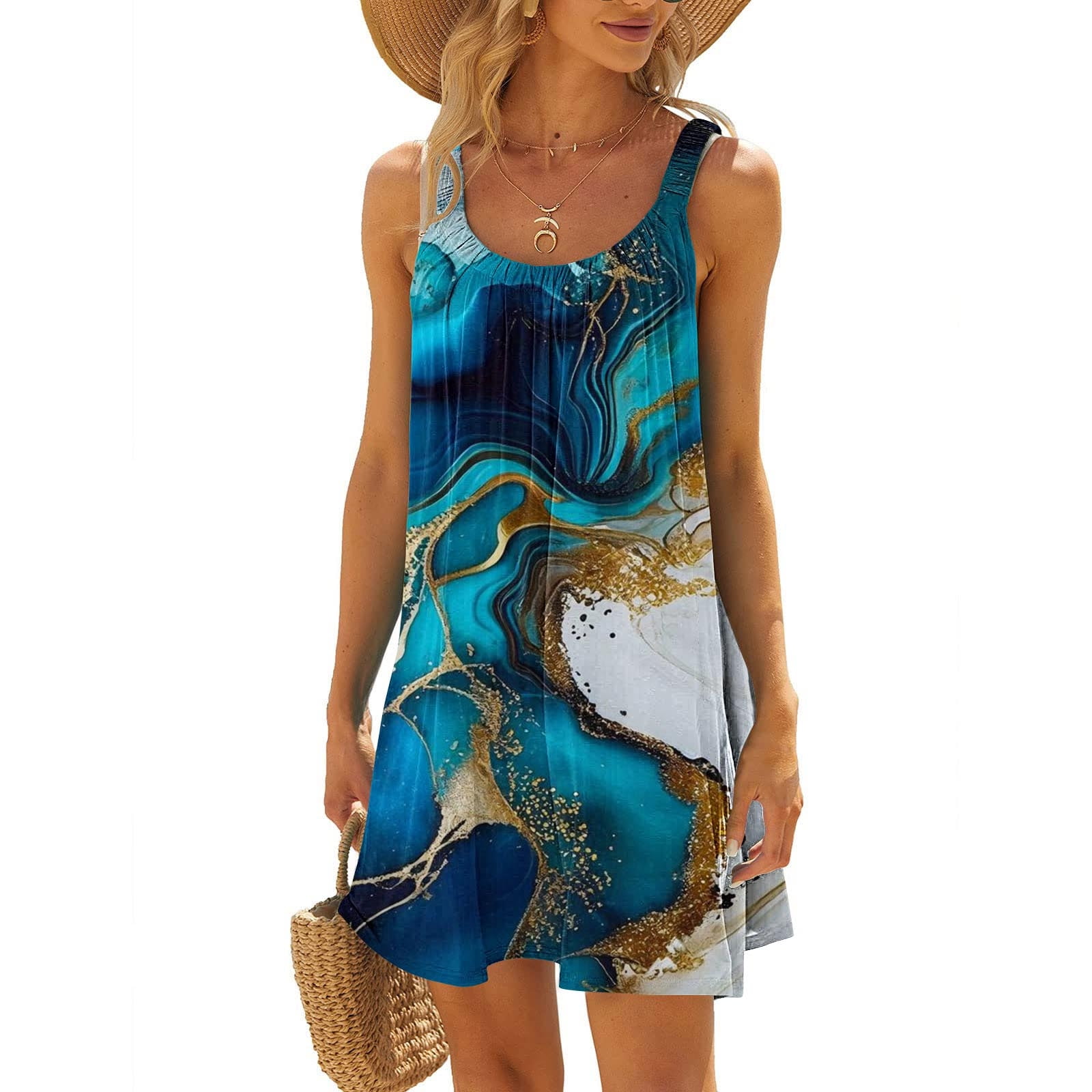 Click here for Mefallenssiah Women Fashion Casual Printed Round-N... prices