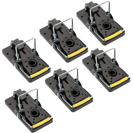 Mouse Trap, 6 Pieces Reusable Mouse Trap, Plastic Mouse Trap, Hygienic ...