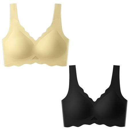 Ladies big breasts show small breasts thin Latex seamless underwear bra ...